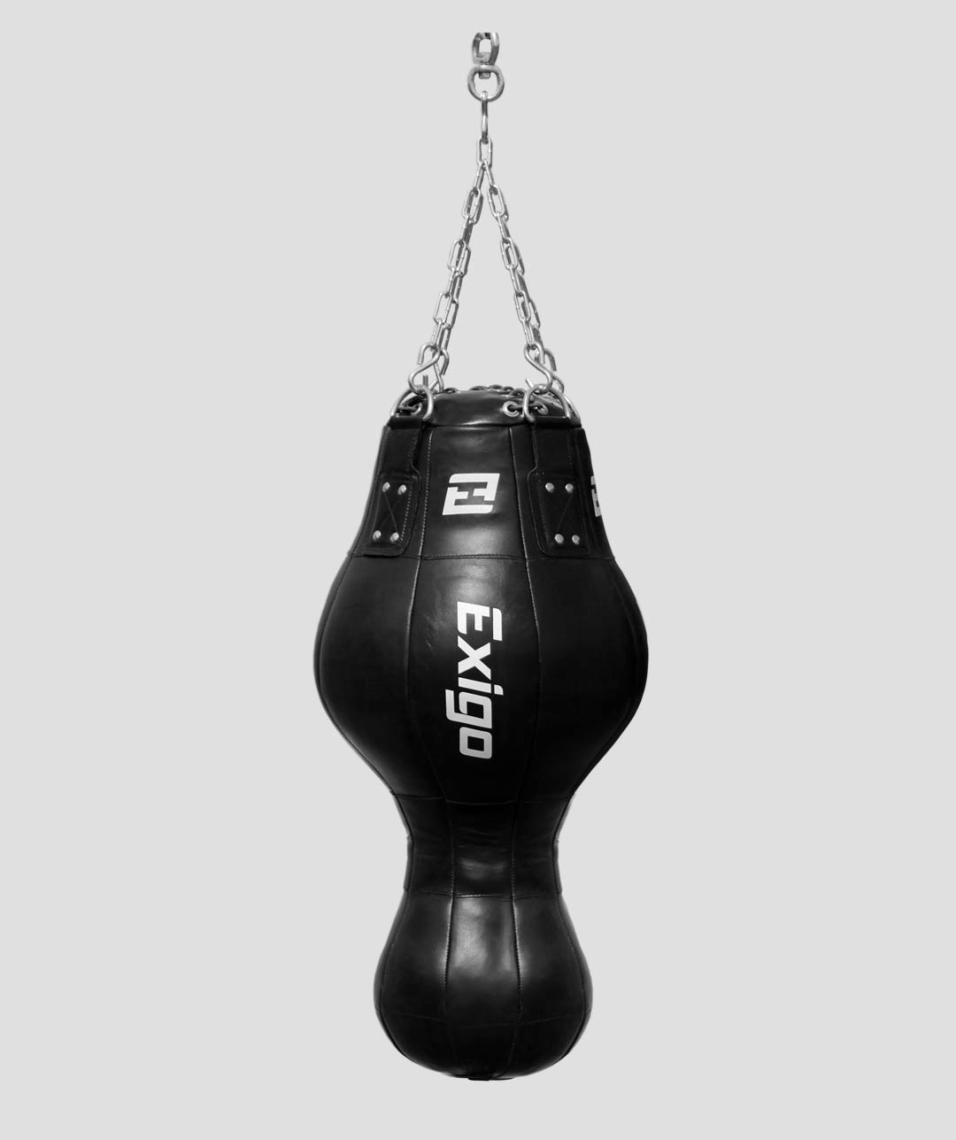 Super Pro 20kg Leather 3 in 1 Punch Bag - Black | Exigo®