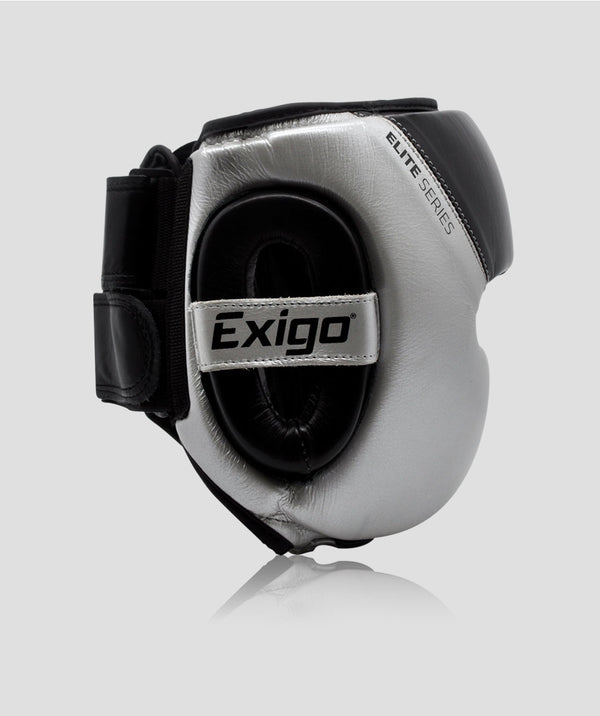 Elite Cheek Protector Head Guard - Black/Silver | Exigo®