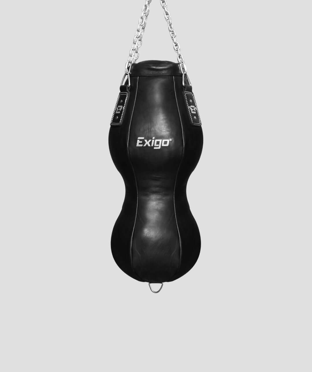 Elite Leather 3 In 1 Punch Bag - Black/18kg | Exigo®